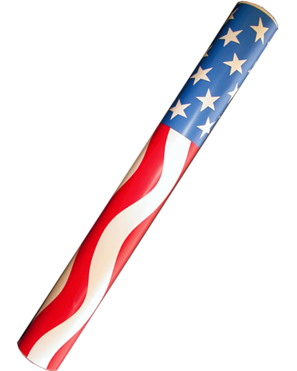 LED American Flag Baton 16″ – Race Track Wholesale