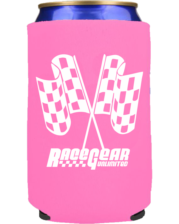Can Cooler w/Checkered Flag 12oz. – Race Track Wholesale