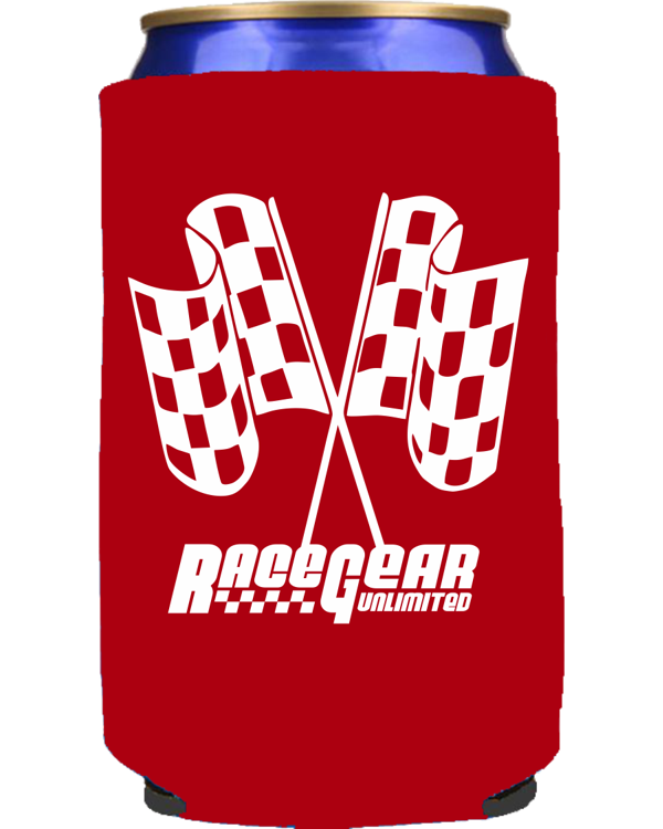 Can Cooler w/Checkered Flag 12oz. – Race Track Wholesale