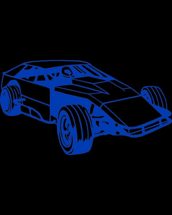 Modified Race Car Decal Style 1 – Race Track Wholesale