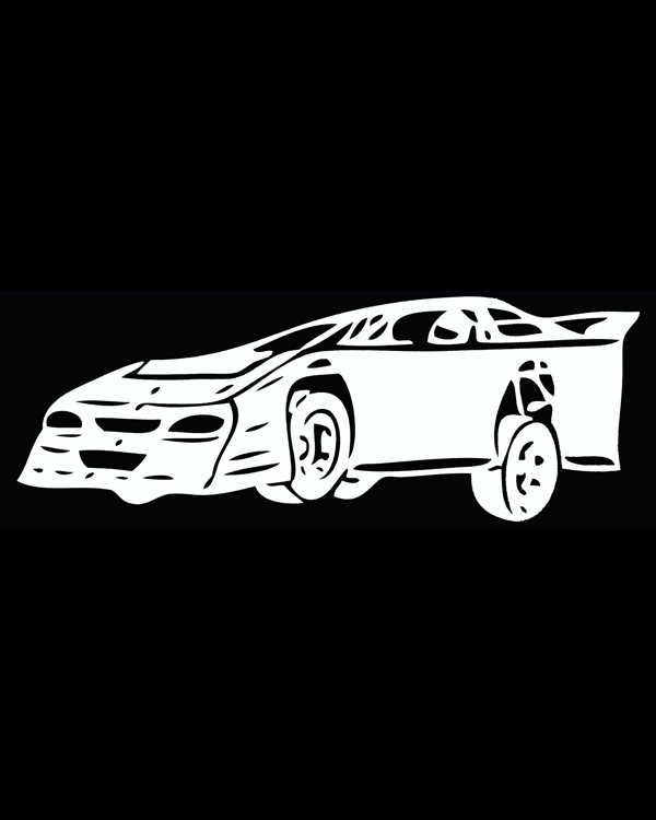 Late Model Decal – Race Track Wholesale