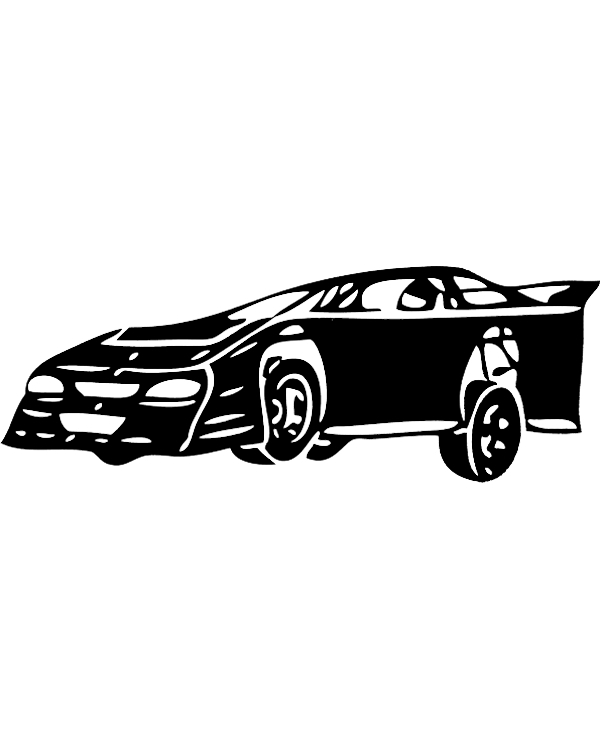 Late Model Decal – Race Track Wholesale