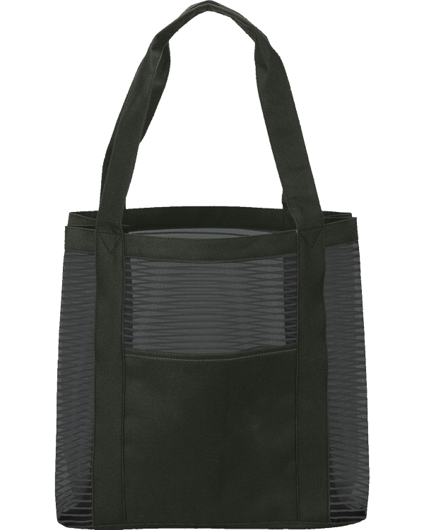 Sheer Striped “See Through” Tote Bag – Race Track Wholesale