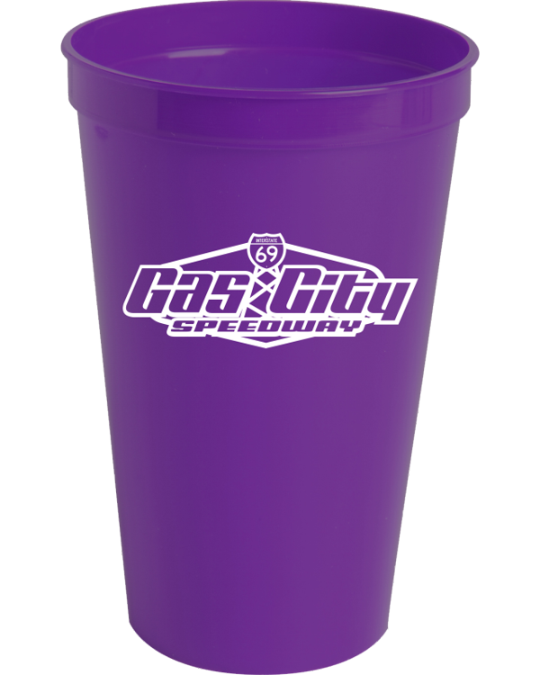Plastic Stadium Cup 22oz – Race Track Wholesale