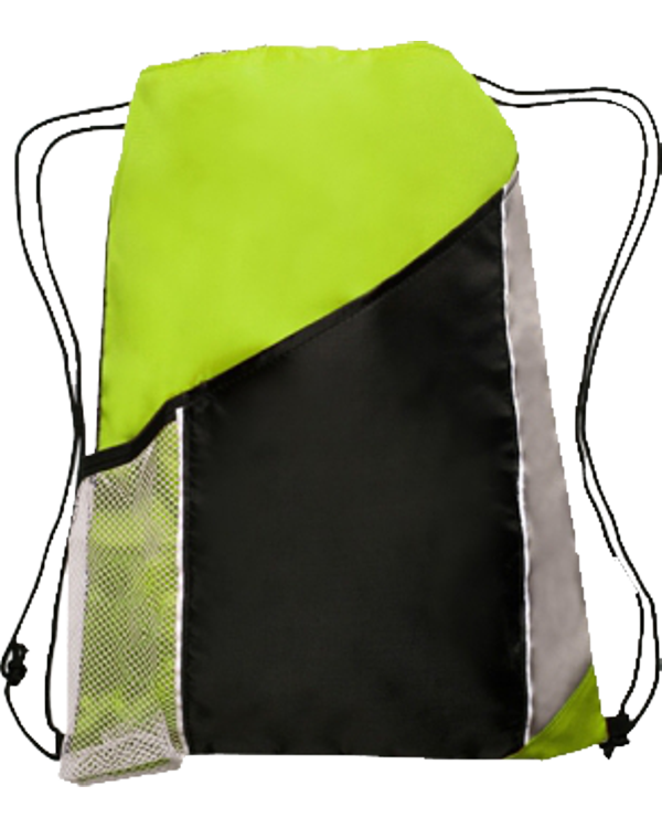 Mesh Side Pockets Drawstring Backpack – Race Track Wholesale