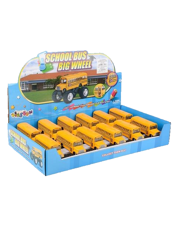 Monster Bus Pull Back Die Cast – Race Track Wholesale