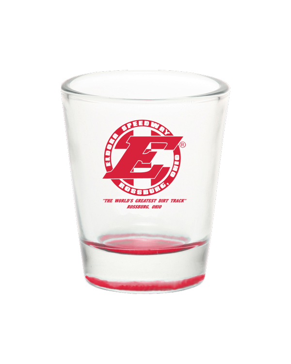 Shot Glass w/ Color Accent – Race Track Wholesale