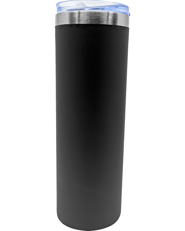 Rubberized Stainless Steel Slim Tumbler 22oz. – Race Track Wholesale