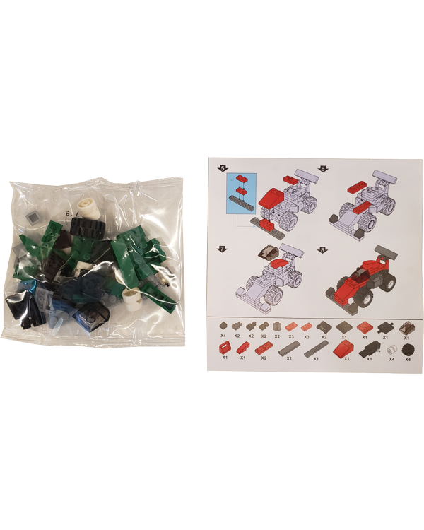 Building Block Pull Back Cars – Race Track Wholesale