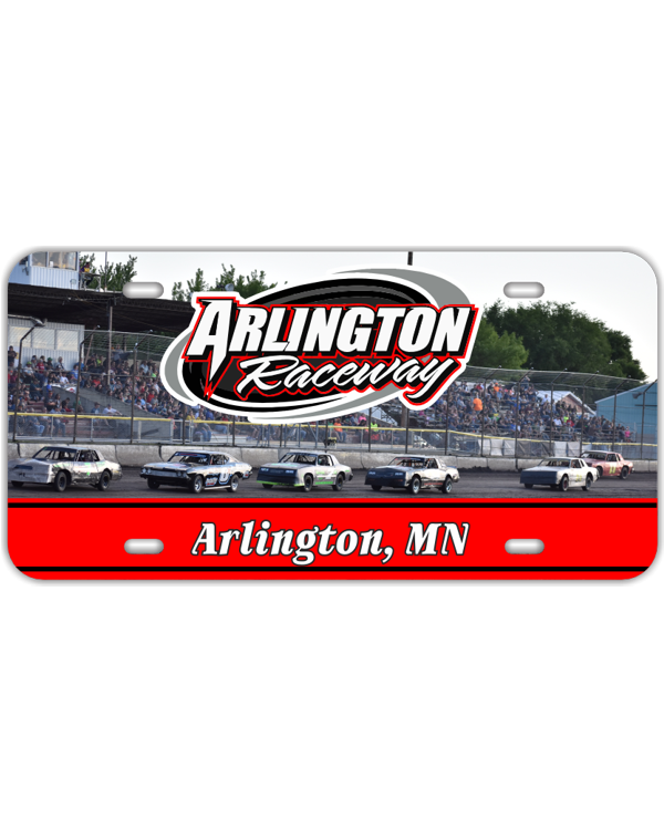 Aluminum License Plate Full Color – Race Track Wholesale